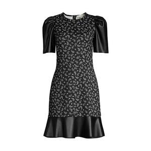 Michael Kors | Dresses | Michael Kors Women Black Jersey Paisley ...